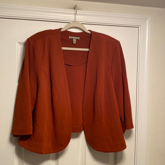 Maya Brooke | Jackets & Coats | Brand New Maya Brooke Rust Blazer ...
